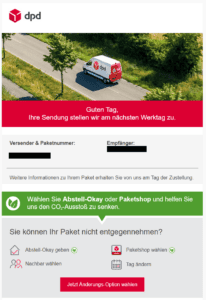 DPD Phishing: Fake Mails & Fake SMS [2025]