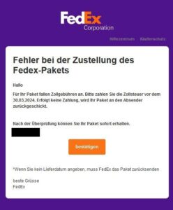 Fedex Phishing: Fake Mails & Fake SMS [2024]